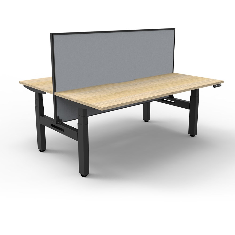 Office Furniture - Rapidline BOOST+ Back To Back Workstation + Screen 2 ...